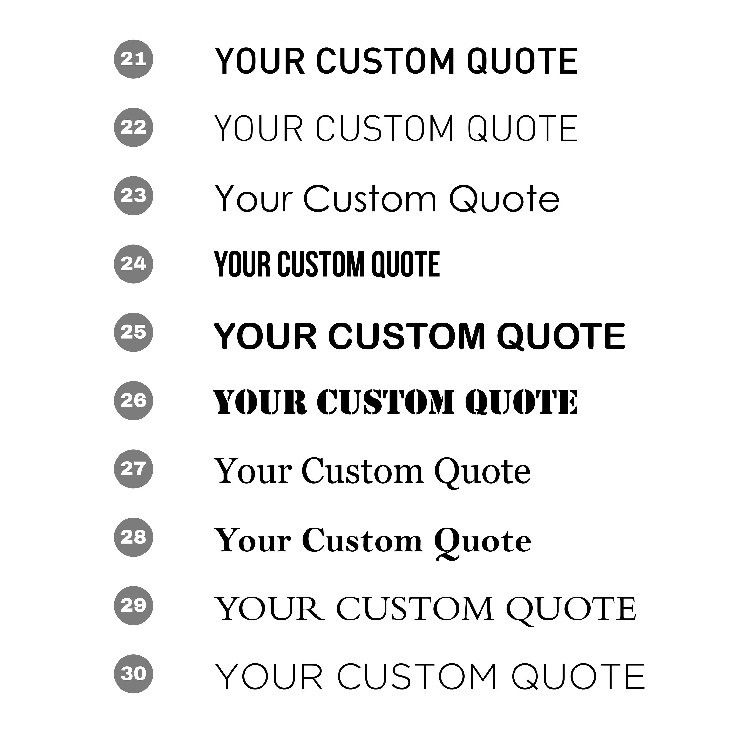 Custom Quote Print Custom Text Print Custom Wall Art Custom - Etsy 日本