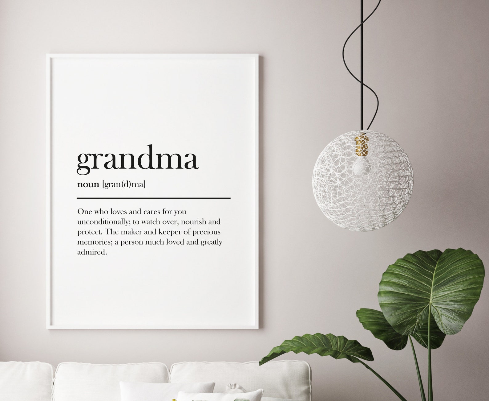 Grandma Definition Print Gran Quote Print Wall Art Grandma - Etsy