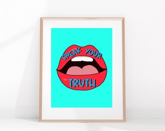 Speak Your Truth | Etsy