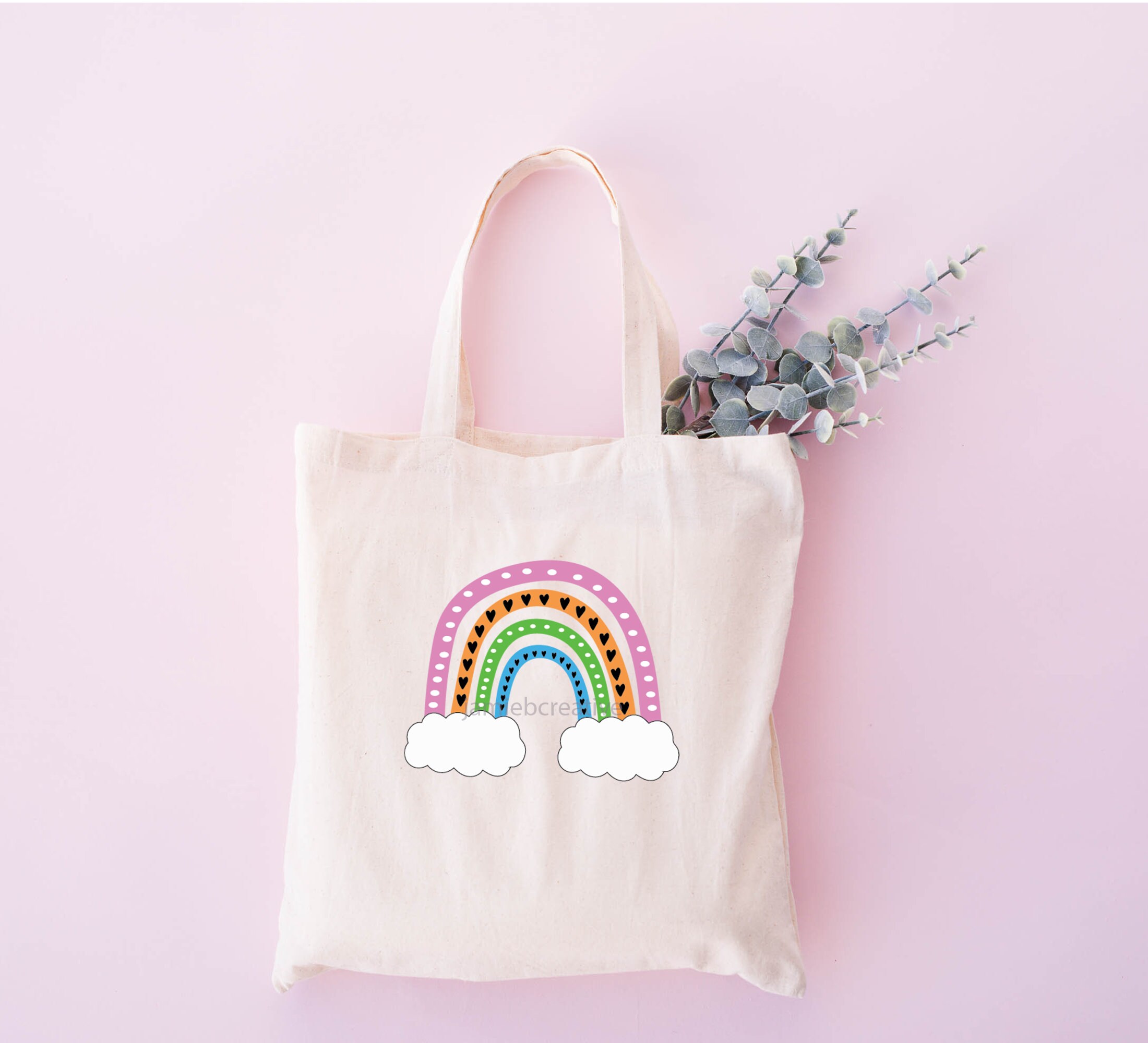 Boho Rainbow SVG File Bundle 6 Cute Pastel Bohemian Rainbows rainbow ...