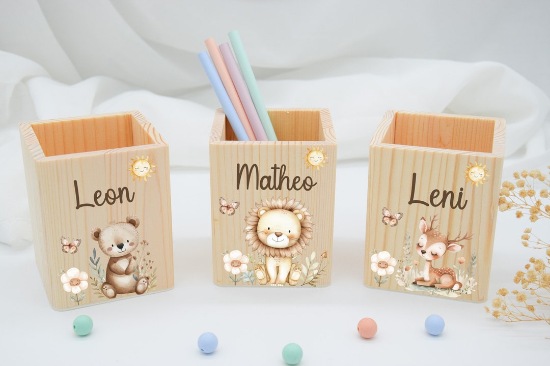 Stiftehalter, Stiftebox, Stiftehalter Kinder, Schulanfang Geschenk, Einschulung, Stiftehalter ...