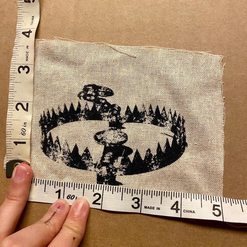 Flail and Bear Trap Sew-on Patches - Etsy