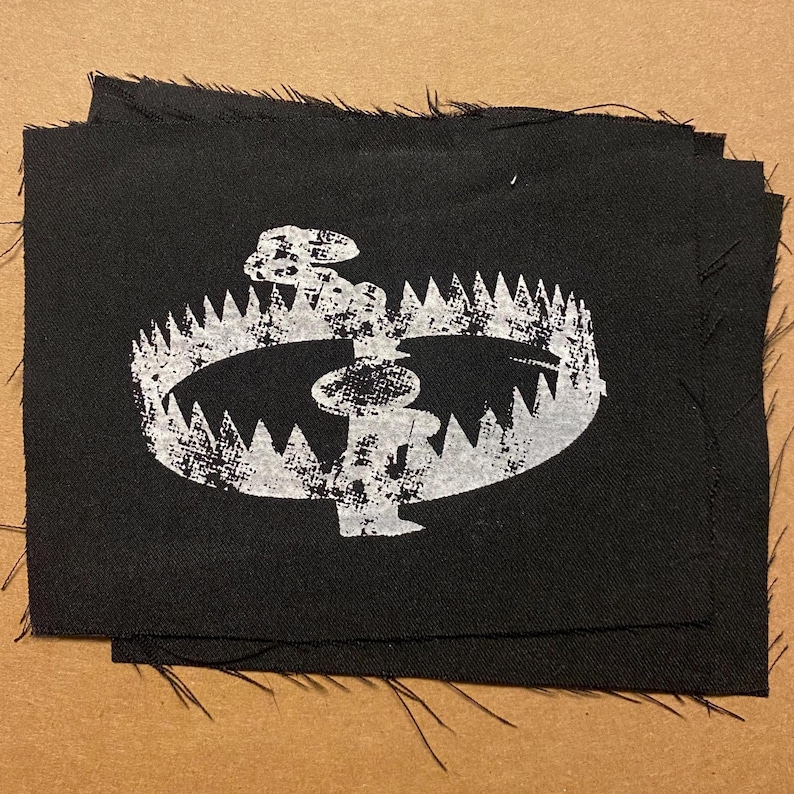 Flail and Bear Trap Sew-on Patches - Etsy