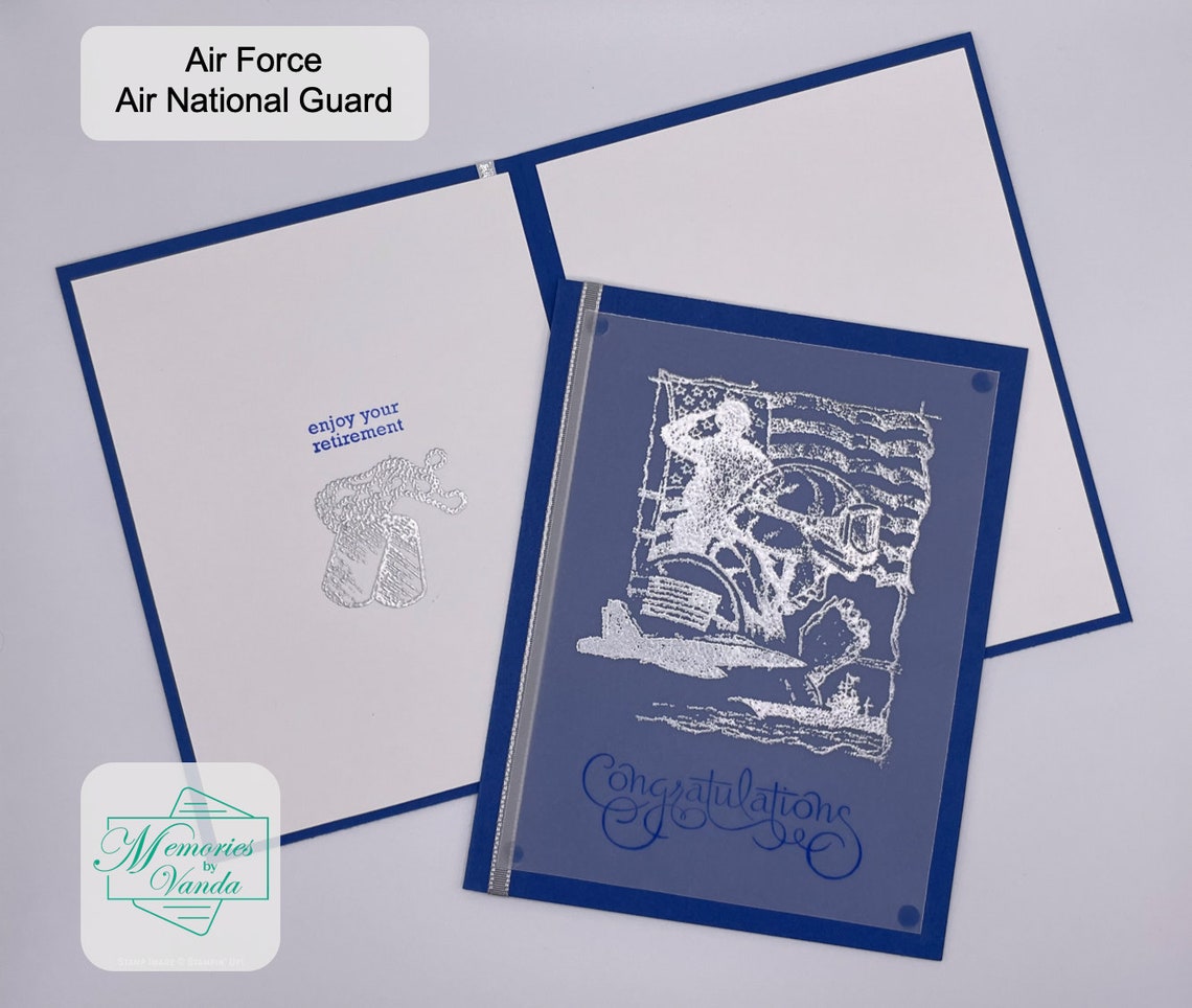 Military Retirement Card ~ Handmade ~ Army ~ Navy ~ Marine Corps ...