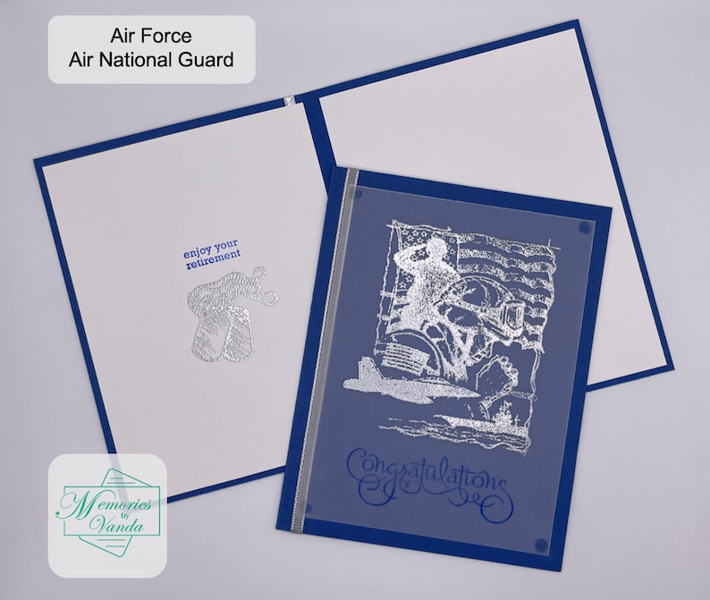 Military Retirement Card ~ Handmade ~ Army ~ Navy ~ Marine Corps ...