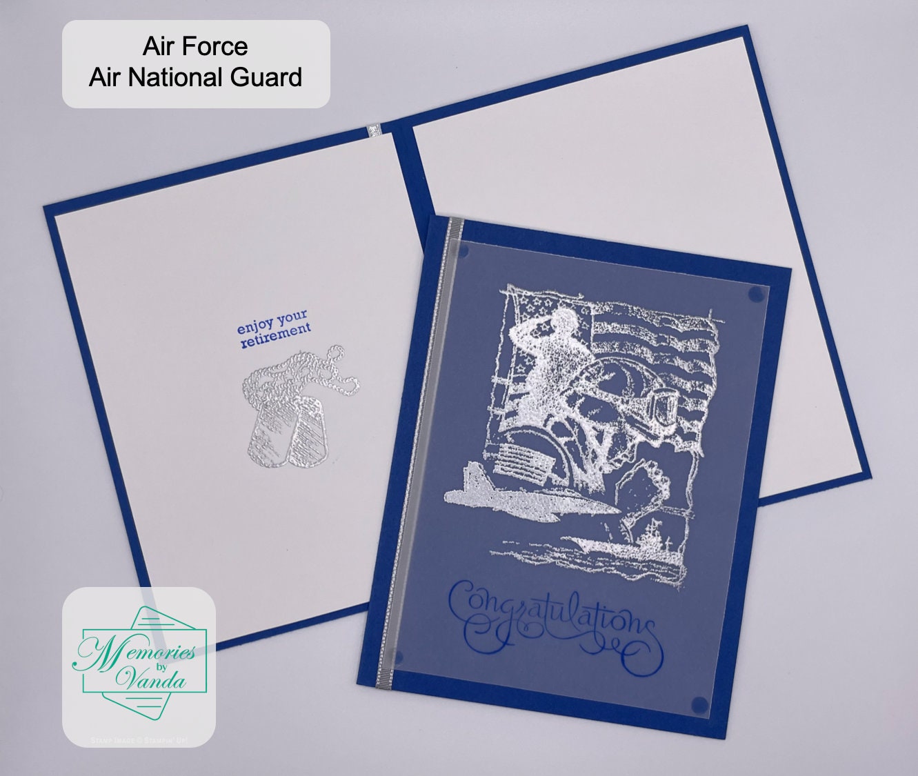 Military Retirement Card ~ Handmade ~ Army ~ Navy ~ Marine Corps ...