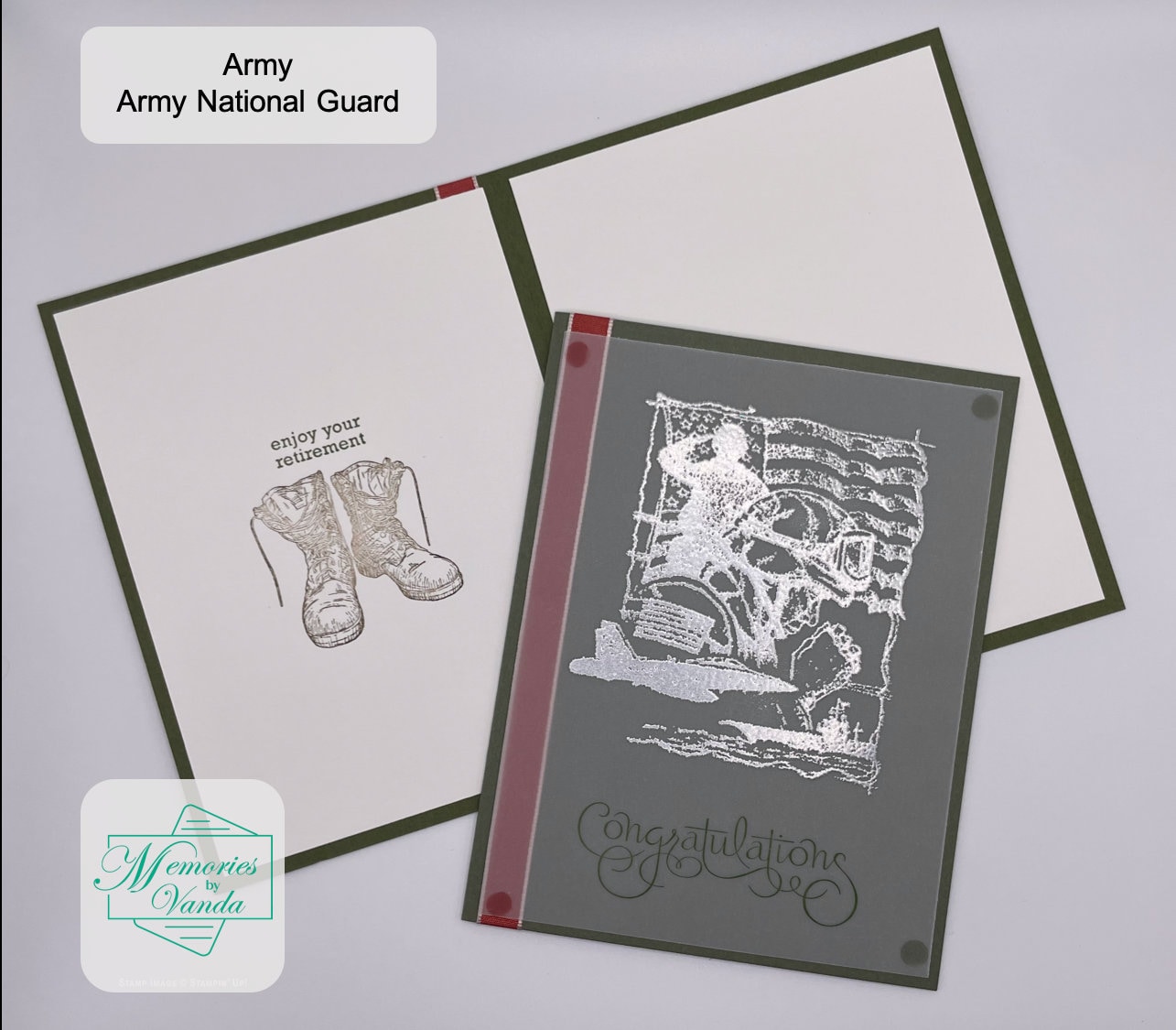Military Retirement Card ~ Handmade ~ Army ~ Navy ~ Marine Corps ...