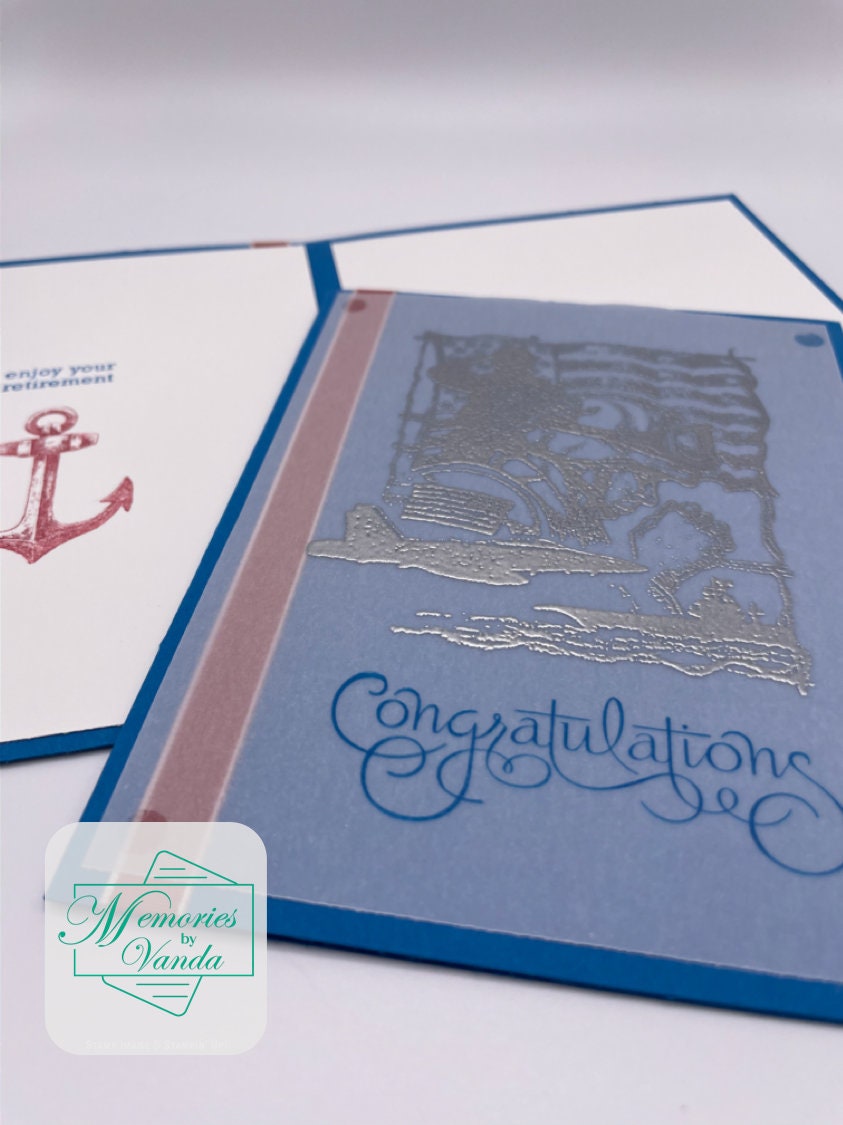 Military Retirement Card ~ Handmade ~ Army ~ Navy ~ Marine Corps ...