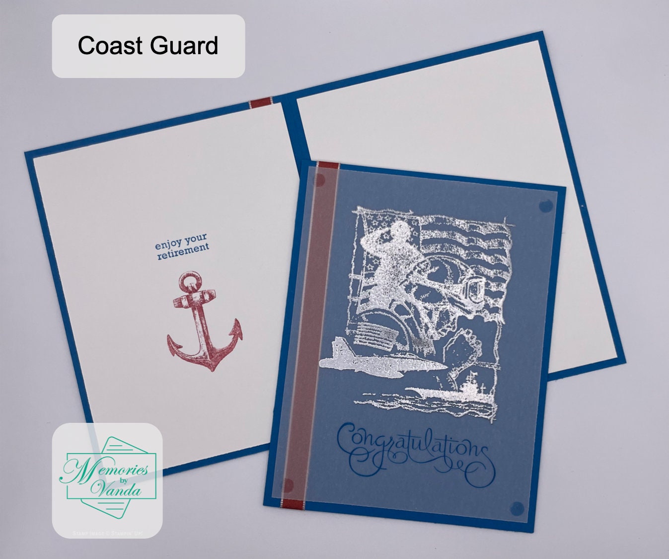 Military Retirement Card ~ Handmade ~ Army ~ Navy ~ Marine Corps ...