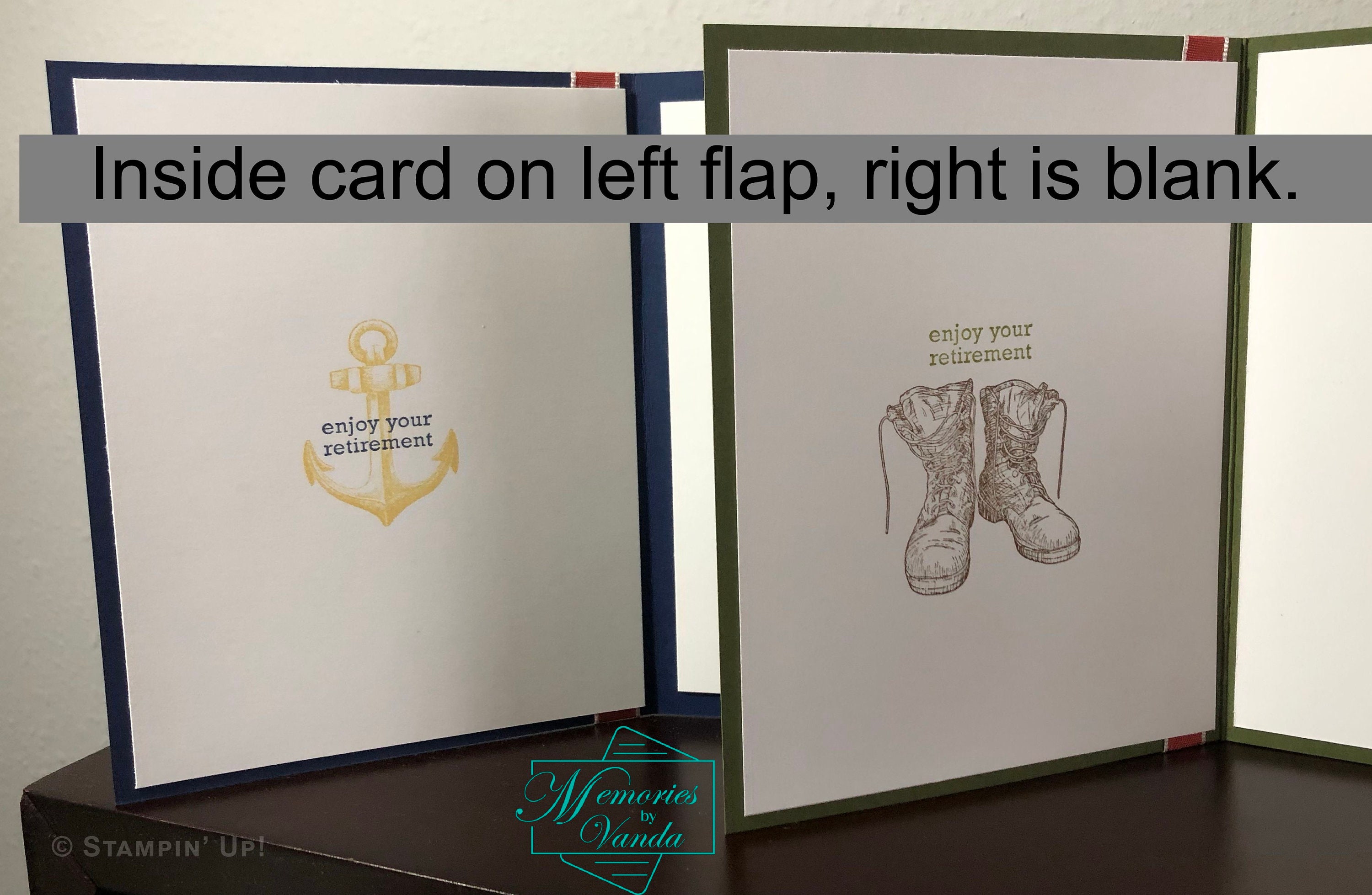 Military Retirement Card ~ Handmade ~ Army ~ Navy ~ Marine Corps ...