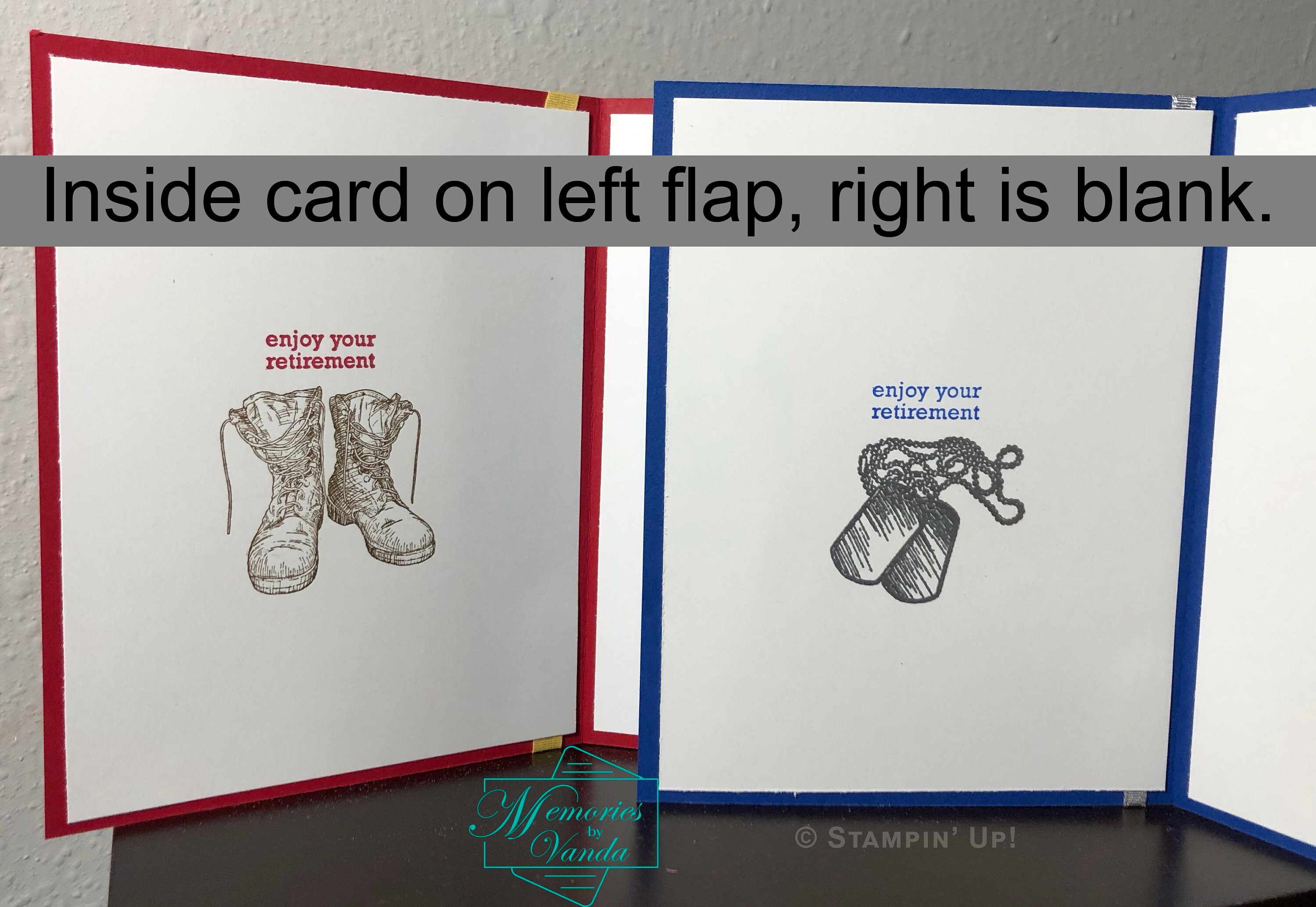 Military Retirement Card ~ Handmade ~ Army ~ Navy ~ Marine Corps ...