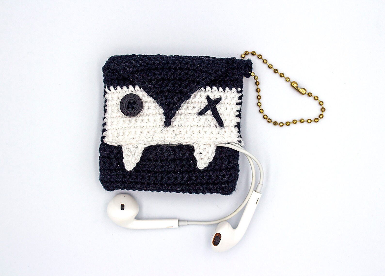 Crochet Monster Earbud Case Crochet Earphone Case Vampire - Etsy