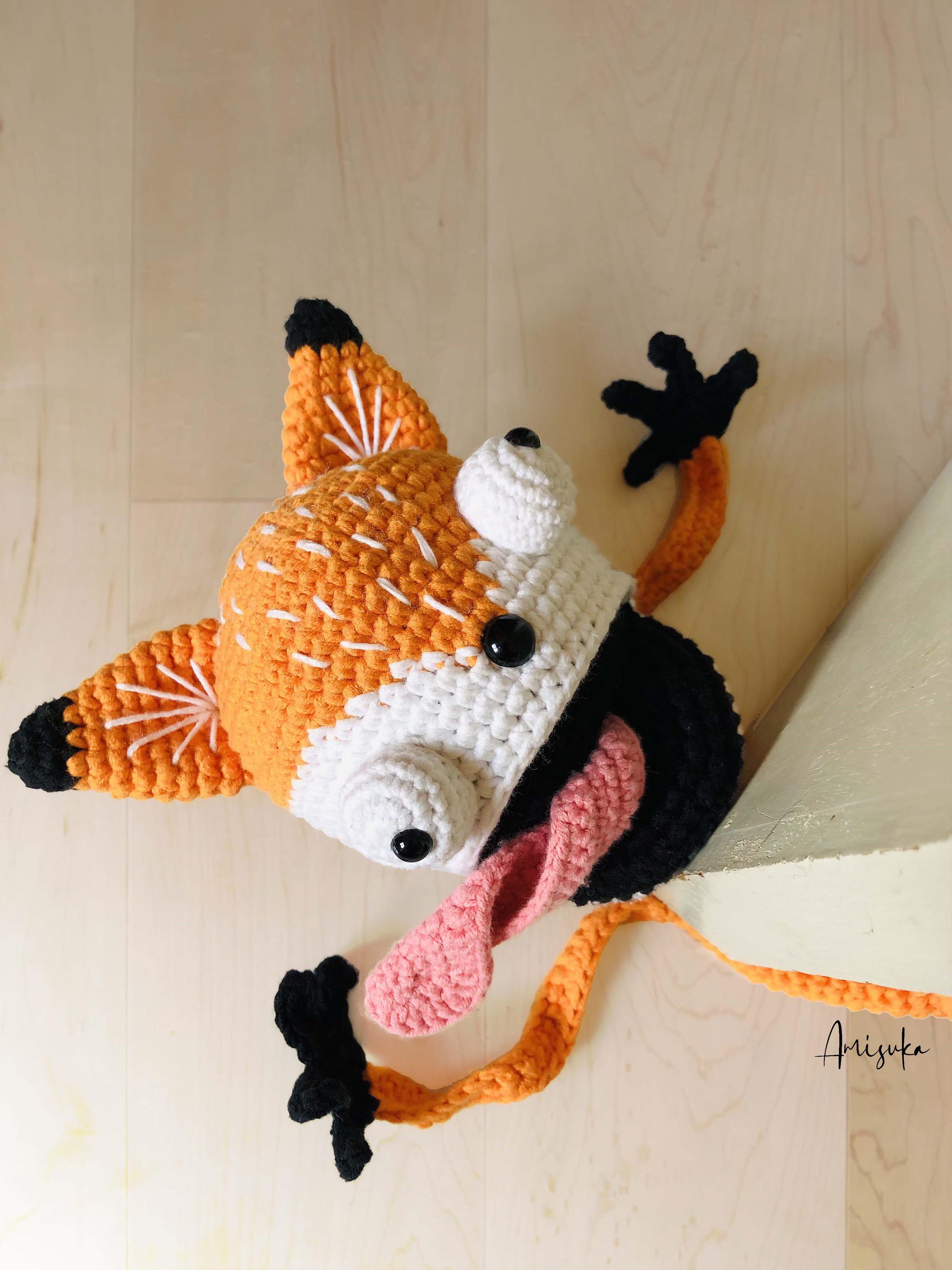 Fox Crochet Door Stop Pattern, Kawaii Amigurumi (PDF Pattern) - Etsy