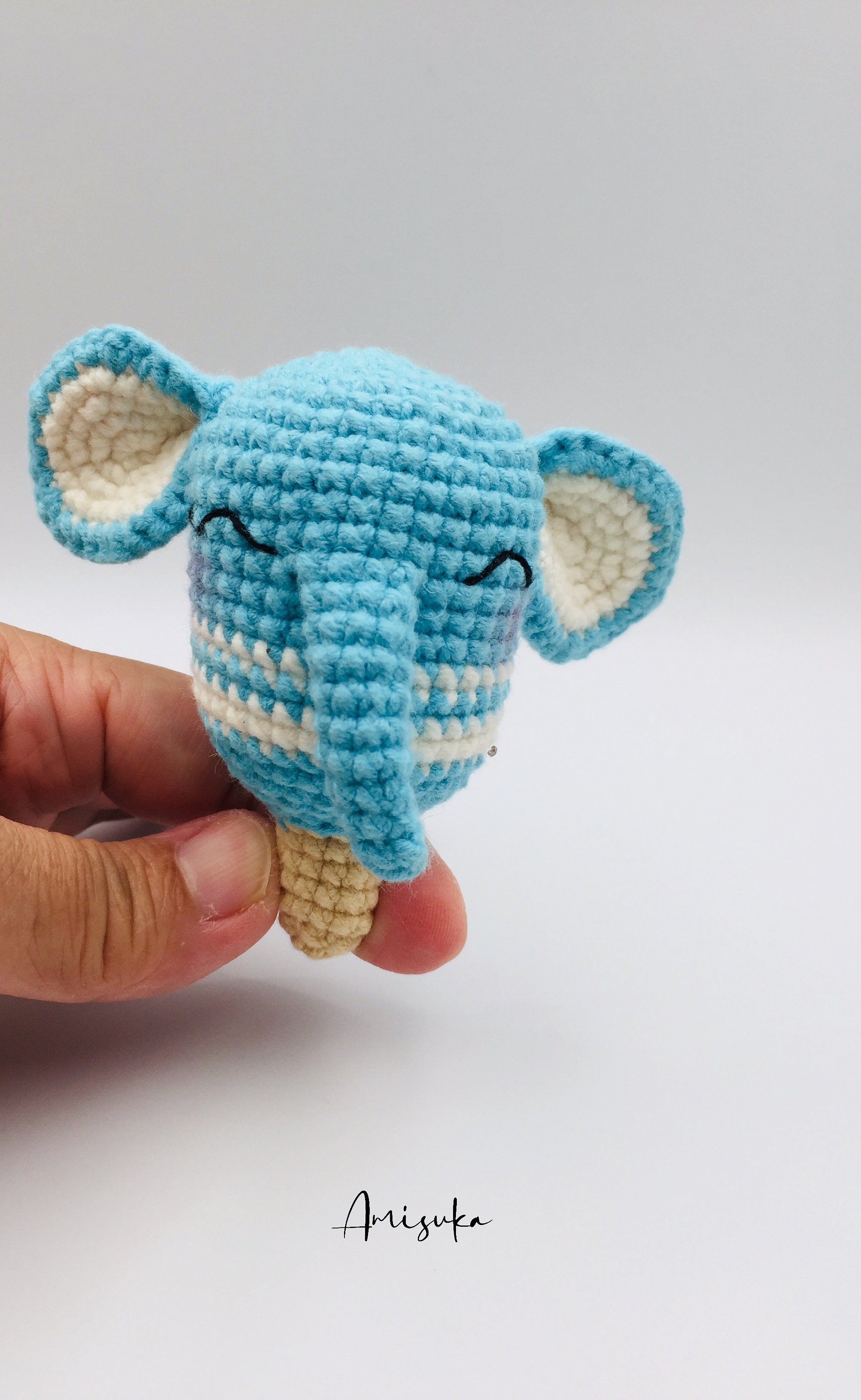 Elephant CROCHET PATTERN Elephant Pdf Elephant Amigurumi Pattern Easy ...