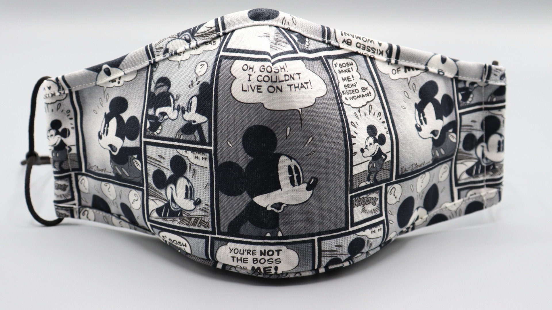 Mickey Mouse Face Mask | Etsy