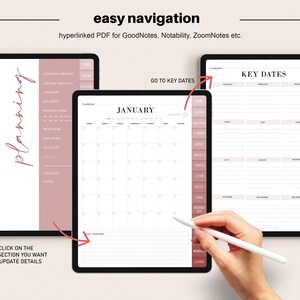 Wedding Planner for iPad Goodnotes, Wedding Template PDF, Wedding ...