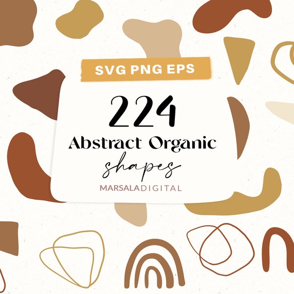 Organic Shapes - Etsy