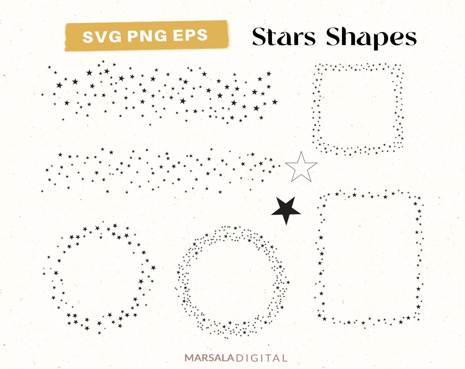 Stars Svg Star Svg Star Cut File Sparkle Stars Svg Stars | Etsy