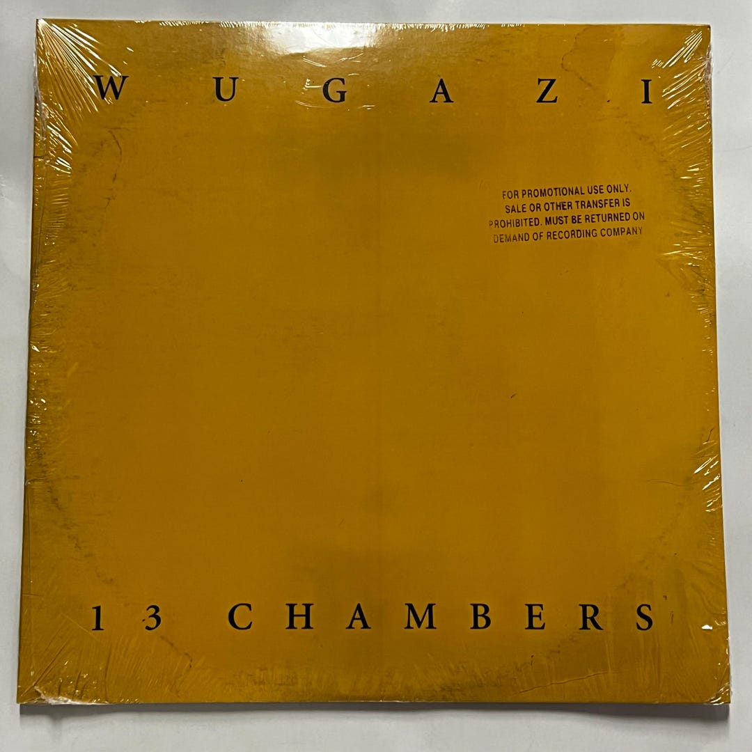 Wu-tang Clan X Fugazi Presents Wugazi 13 Chambers 1LP Vinyl Limited ...