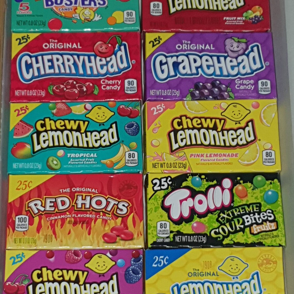 MEGA American Sweet Gift Box Candy Grapeheads Lemonheads | Etsy