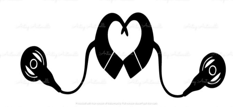 Cochlear Implant Drawn Hearts 7 Designs in SVG/ PNG Style - Etsy