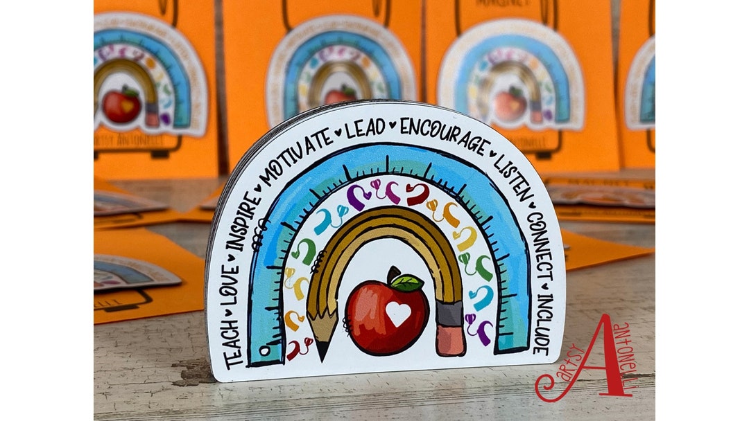 DEAF/ Hard of Hearing Teacher Gift Magnet With Two Designs - Etsy