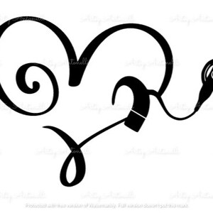 Cochlear Implant Drawn Hearts 7 Designs in SVG/ PNG Style - Etsy