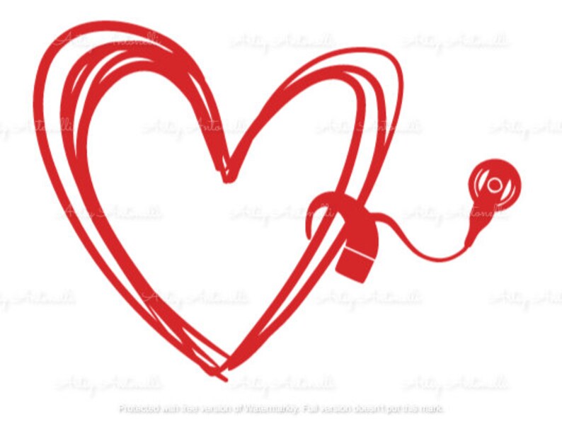 Cochlear Implant Drawn Hearts 7 Designs in SVG/ PNG Style - Etsy
