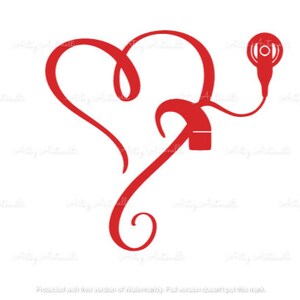 Cochlear Implant Drawn Hearts 7 Designs in SVG/ PNG Style - Etsy