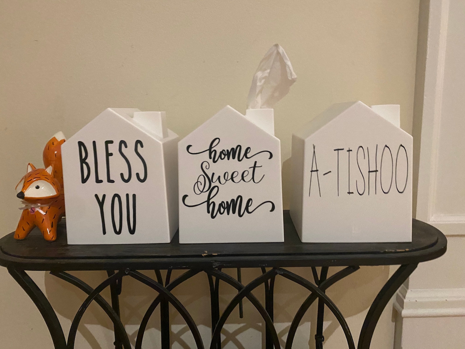 Tissue Box Cover Tissue Container Tissue Box Square House - Etsy