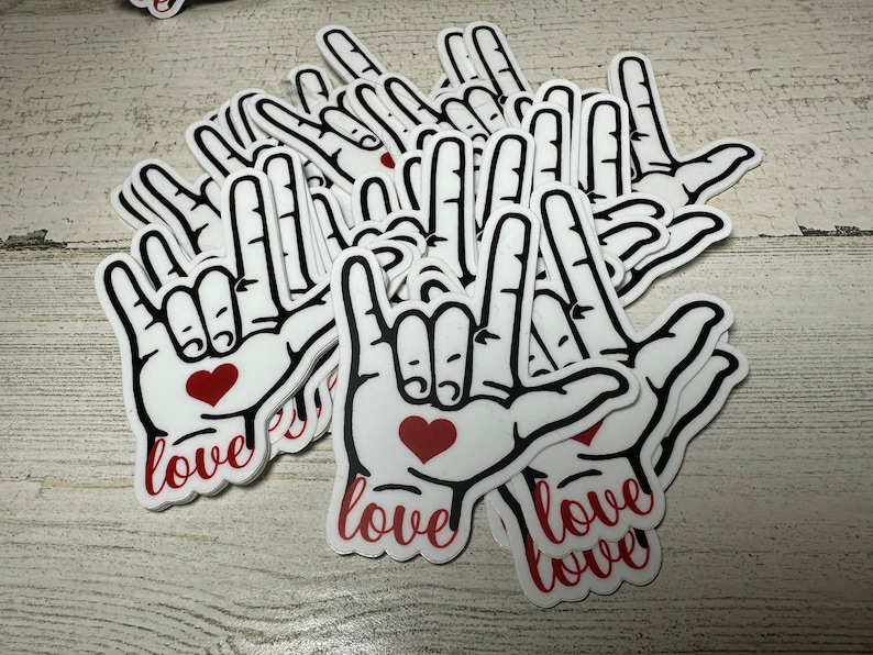 Sign Language I Love You Sticker or Magnet - Etsy