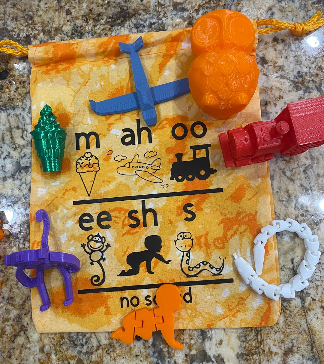 Ling Sounds Speech Therapy Practice Travel Bag/ Speech Delay Practice ...