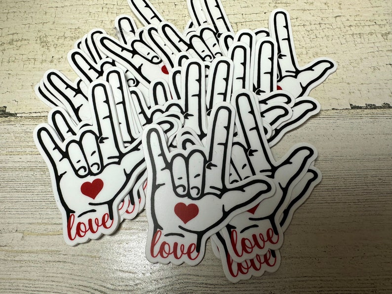 Sign Language I Love You Sticker or Magnet - Etsy