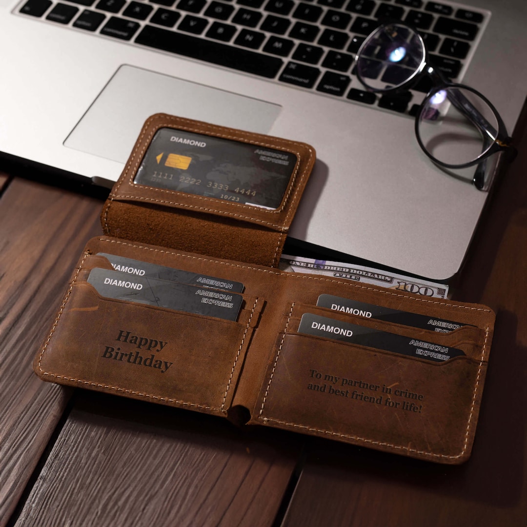 Personalized College Graduation Wallet Gift for Him, High School ...