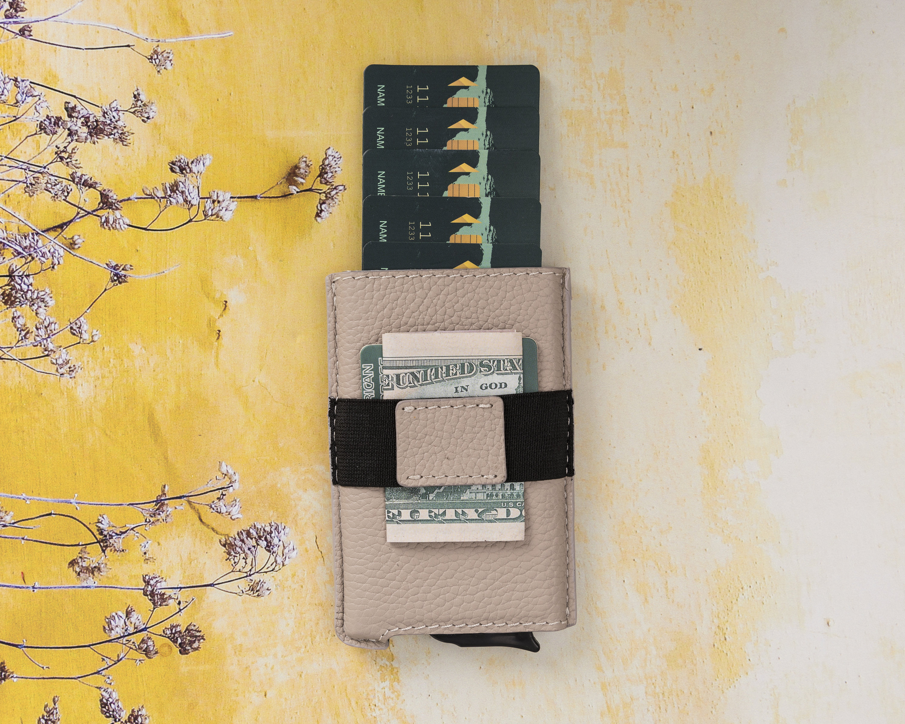 Leather Pop-up Wallet Handmade leather wallet Leather | Etsy