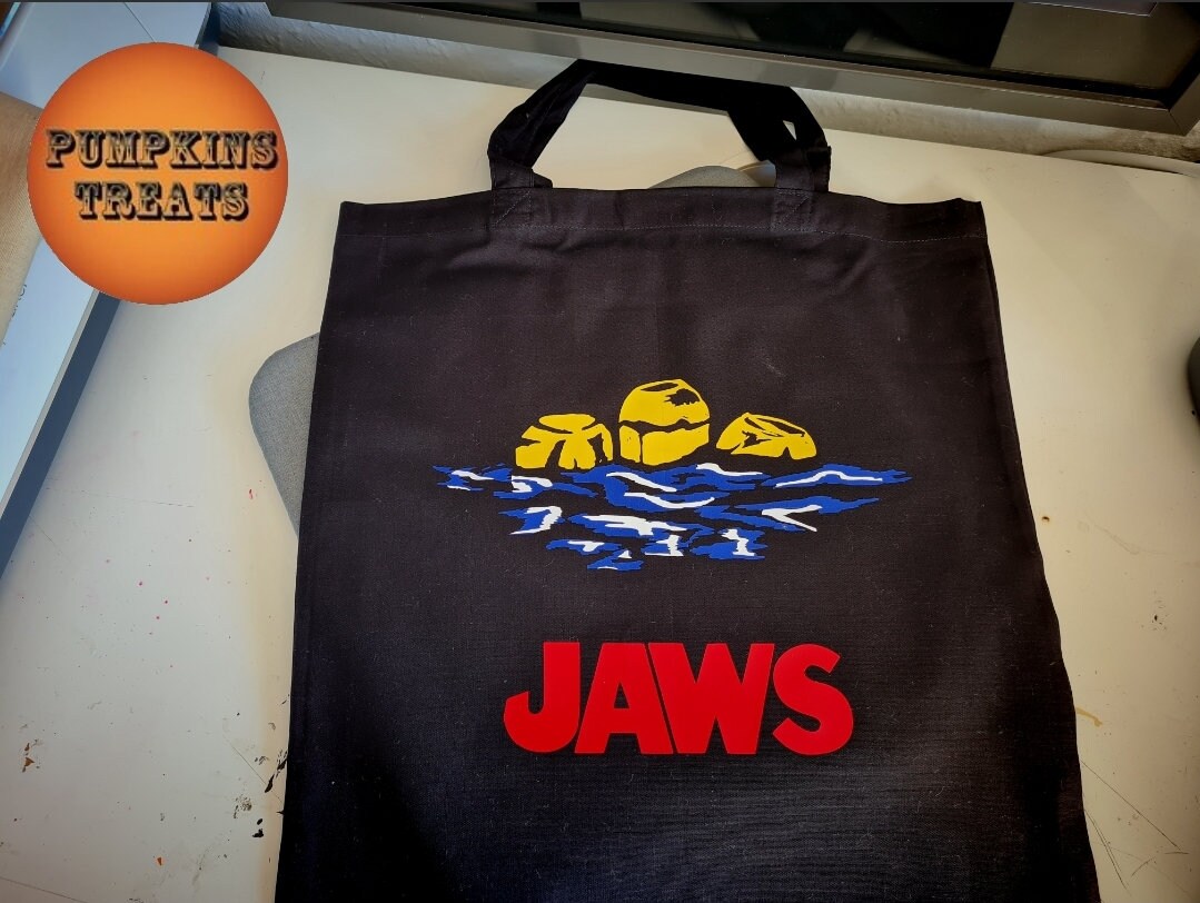 Jaws Three Barrel Tote Bag - Etsy
