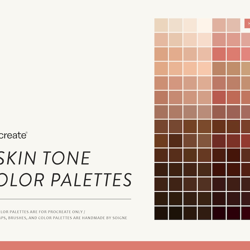 Skin Color Palette - Etsy