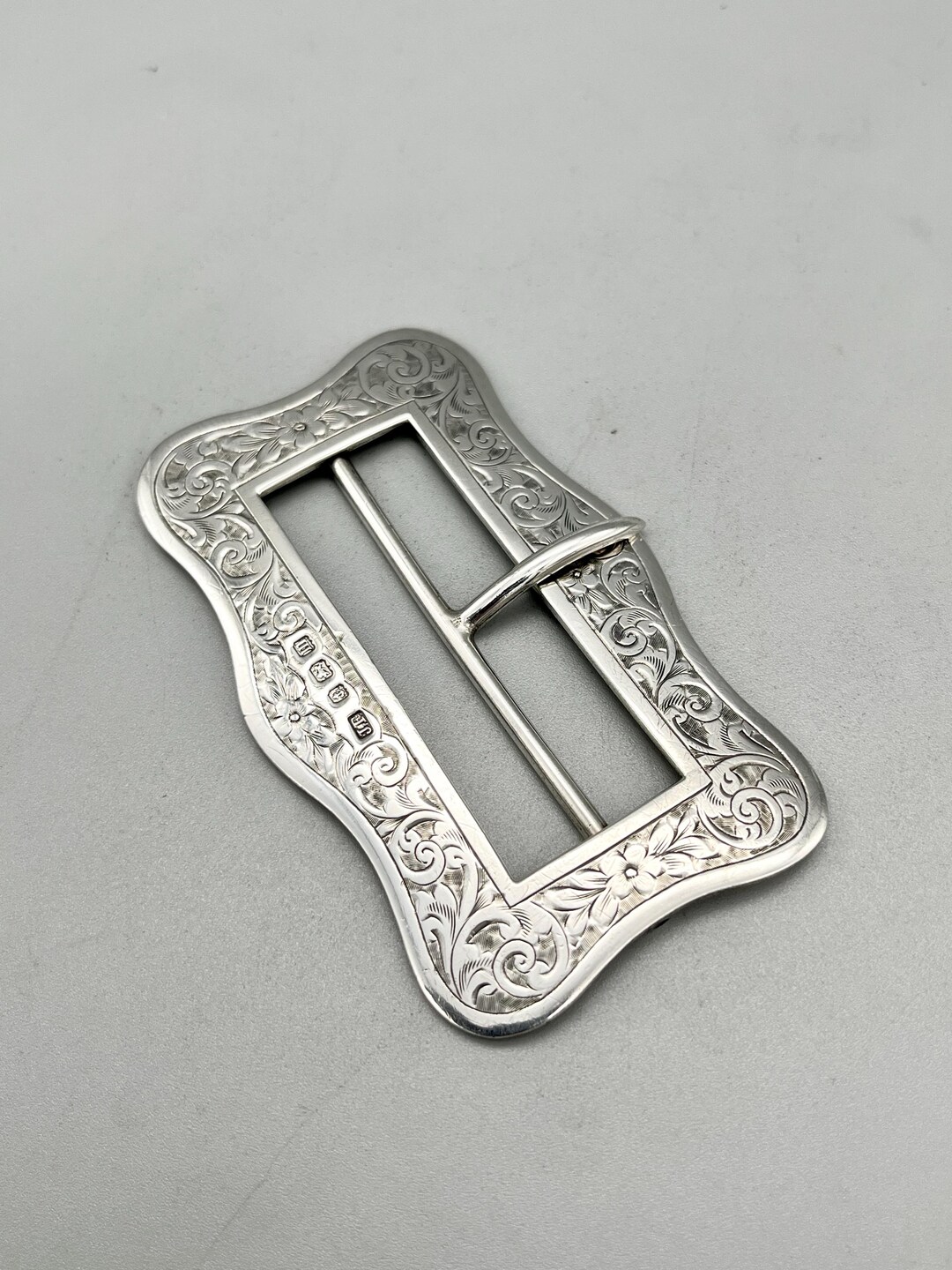 George V Sterling Silver Belt Buckle, James Fenton & Co, Birmingham ...