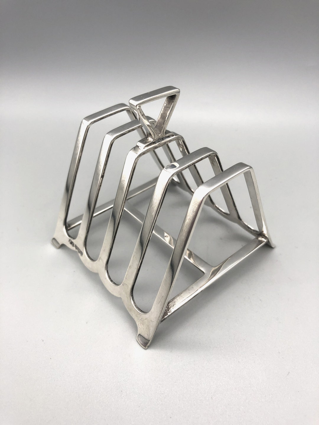 Art Deco Sterling Silver Four Slice Toast Rack, Frank Cobb & Co ...
