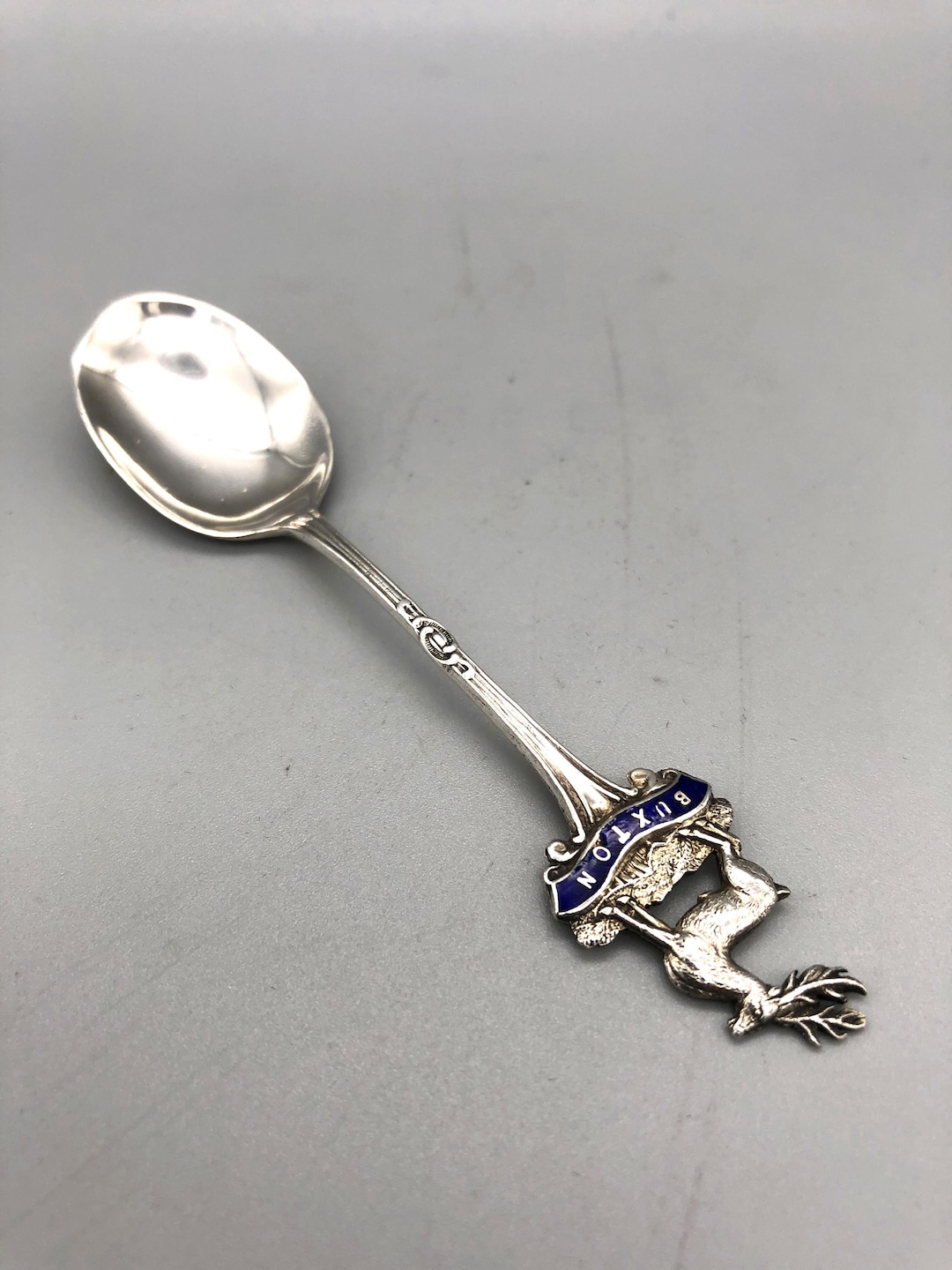 George V Sterling Silver Buxton Souvenir Spoon, Levi & Salaman ...