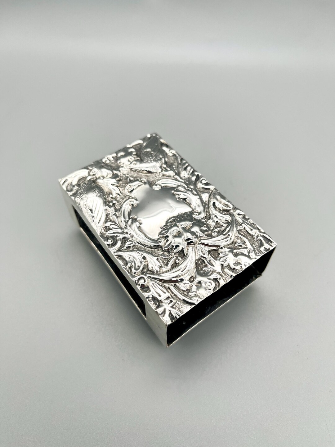 Victorian Sterling Silver Matchbox Holder, George Unite & Sons ...