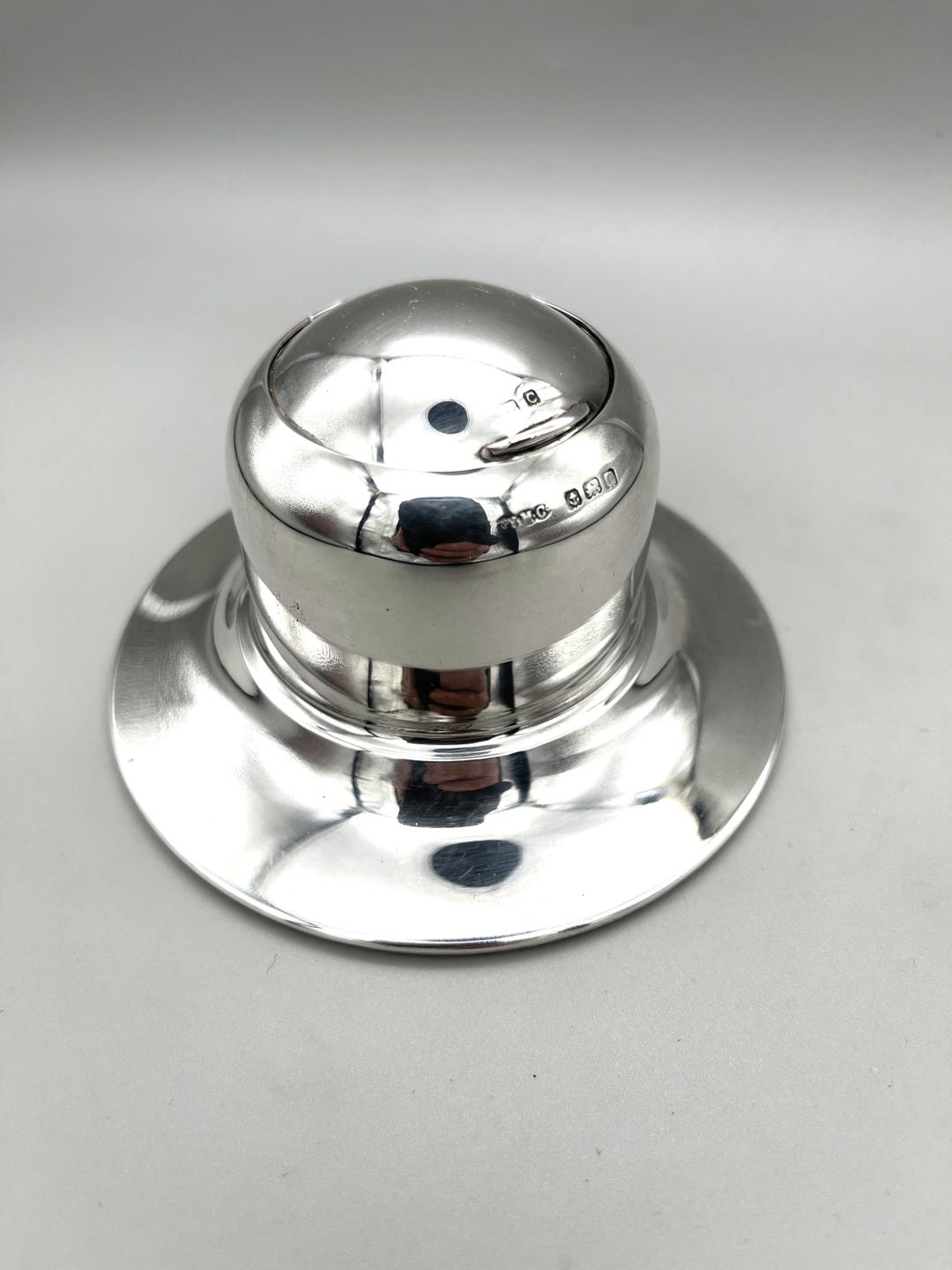Art Deco Sterling Silver Inkwell, Wilmot Manufacturing Co, Birmingham ...
