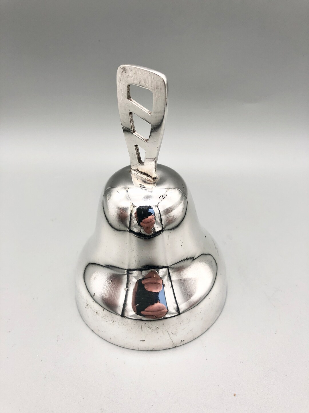 Mid-century Silver Plate Table Bell, Yeoman Plate, Birmingham, C.1950s ...
