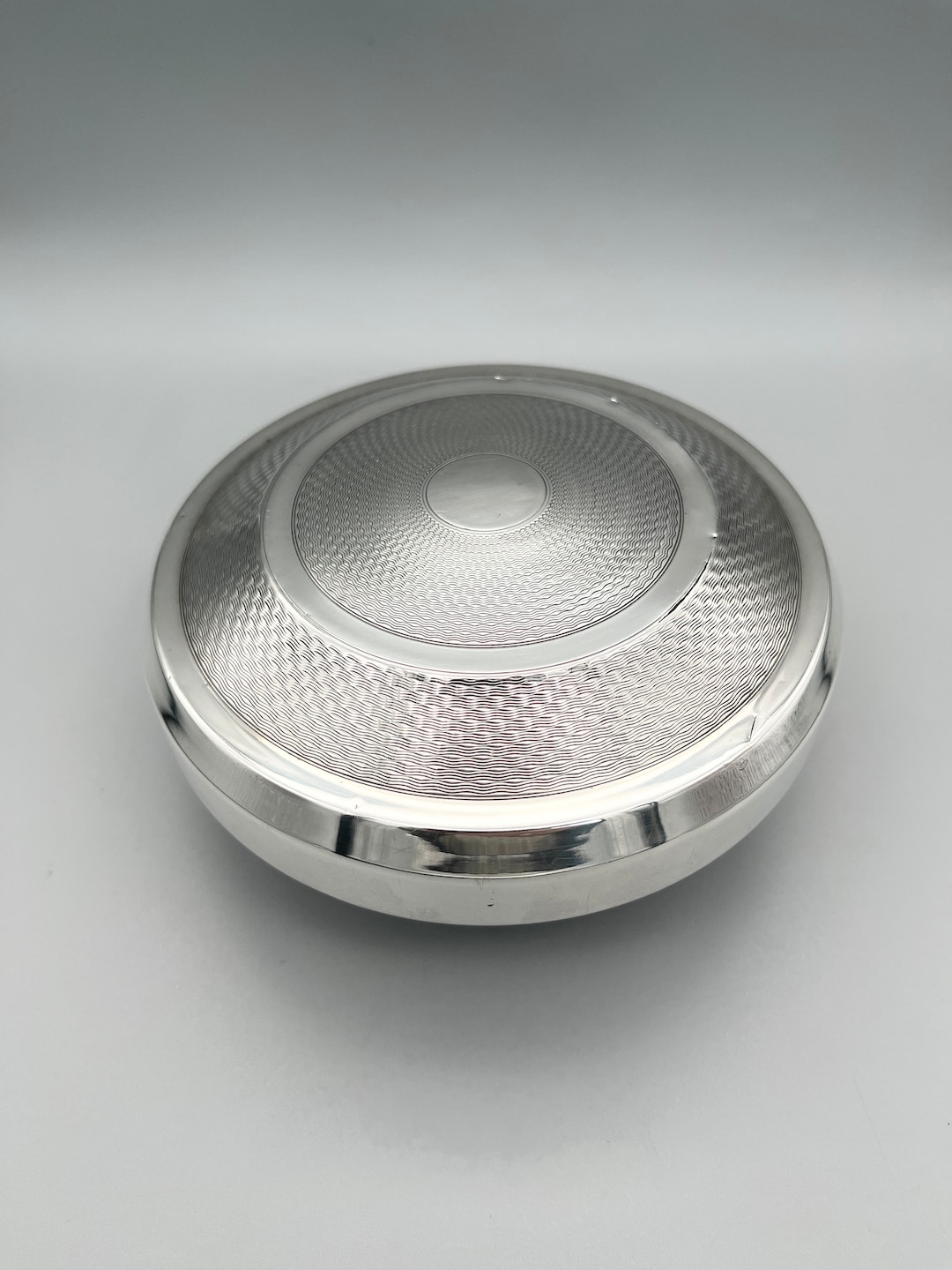 Art Deco Sterling Silver Topped Chic-pak Powder Bowl, Joseph Gloster ...