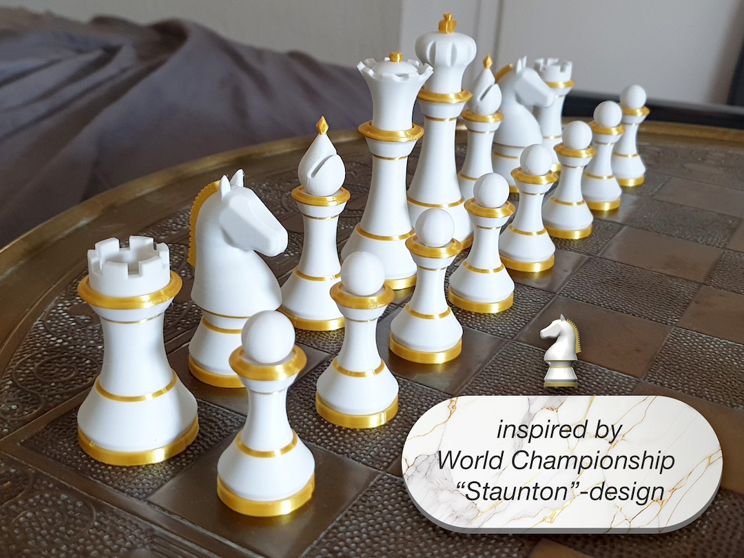 Chess Pieces Figures Set of 32 - Etsy