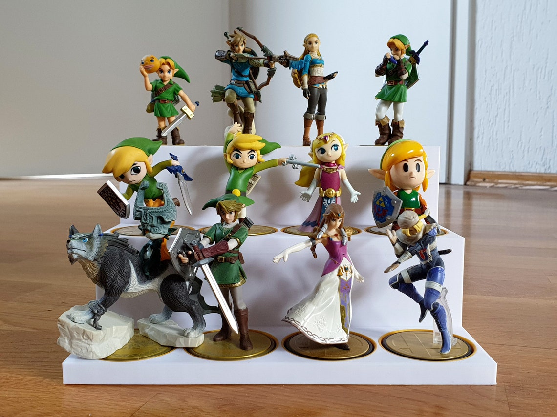 Modular Figure Display Stand With Optional Colored Rings (3D Printing ...