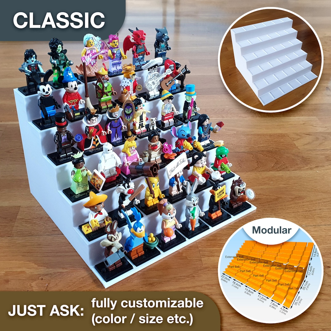 3D Printed Modular Minifigure Display Stand - Etsy