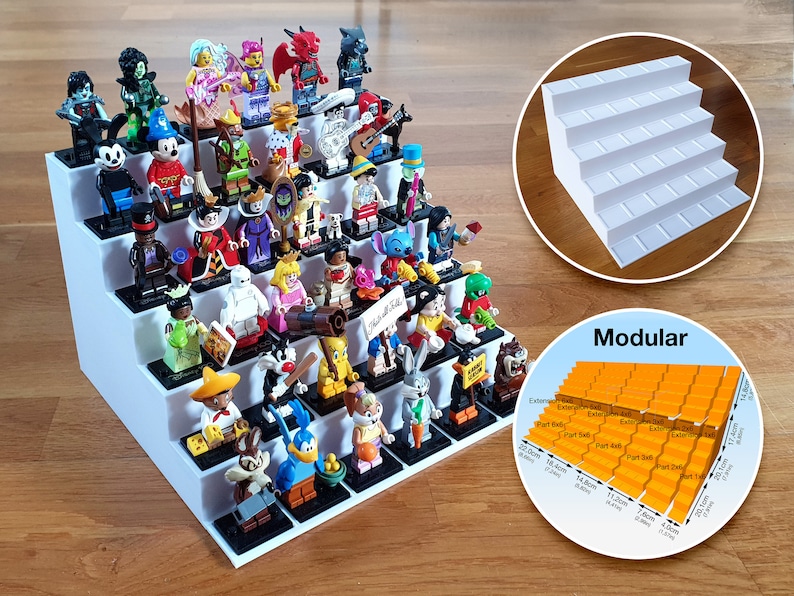 Modular Minifigure Display Stand 3D Printing Files - Etsy