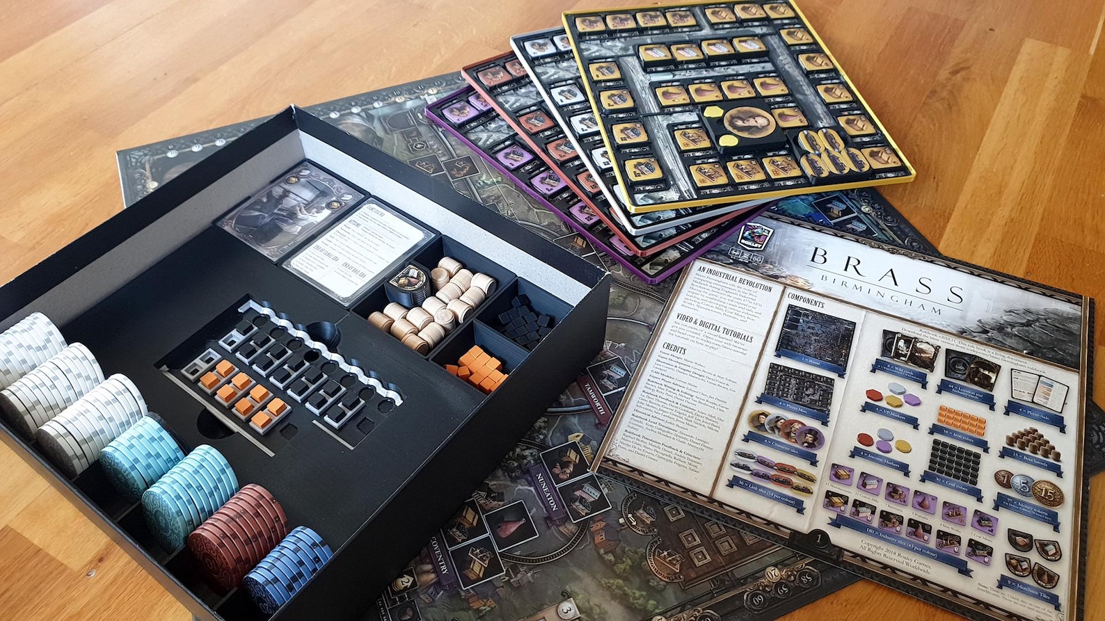 Brass Birmingham Deluxe Board Game Covers & Inlays - Etsy