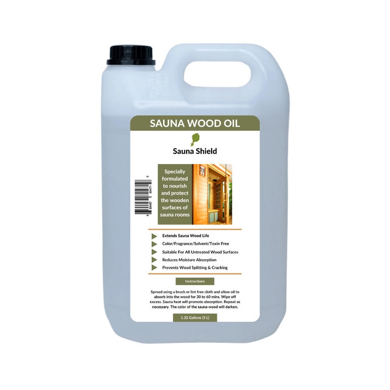 Sauna Shield Sauna Wood Oil - Protects & Nourishes Sauna Wood - Etsy